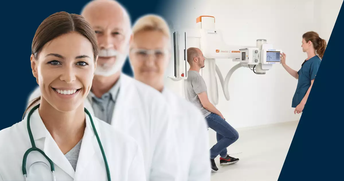 Digital X-ray machines and software for hospitals