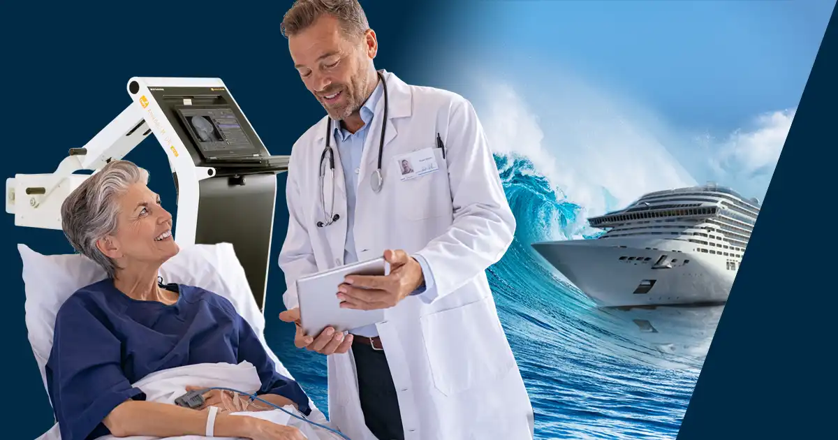 Portable and mobile X-ray systems for ships, yacht and research stations