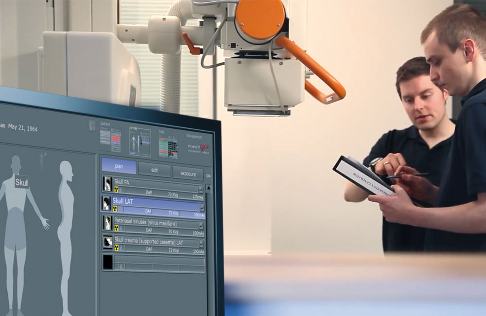 Digitales Röntgen - Rayos X digitales